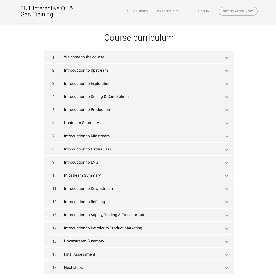 Oil and Gas Training Courses - EKTInteractive.com